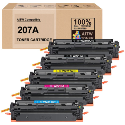 XXL Set Toner Für HP 207A Color LaserJet Pro MFP M283fdw/fdn M255dw/nw ...