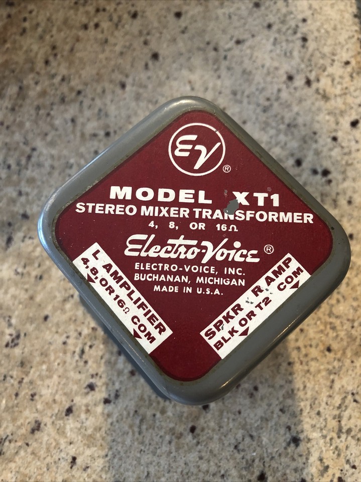 Mint Electro-Voice Model XT1 stereo mixer Transformer 4, 8 or 16 ohms ...