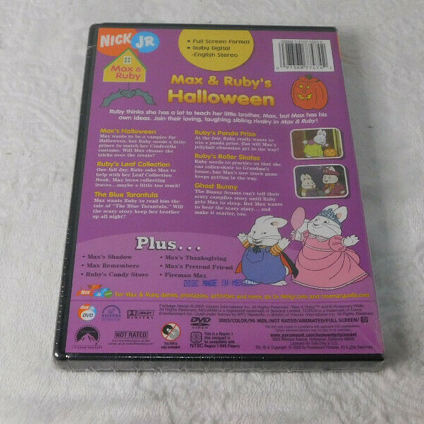 Max & Ruby: Max & Ruby's Halloween - Nick Jr. - DVD New 97368774742 | eBay