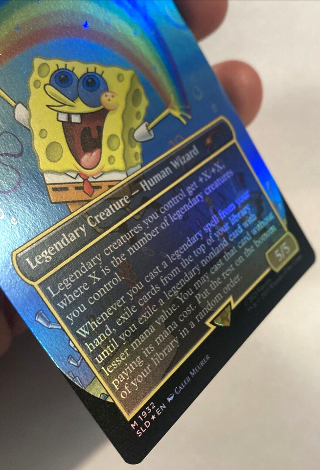 MTG SpongeBob SquarePants - Jodah, the Unifier RAINBOW FOIL Secret Lair ...