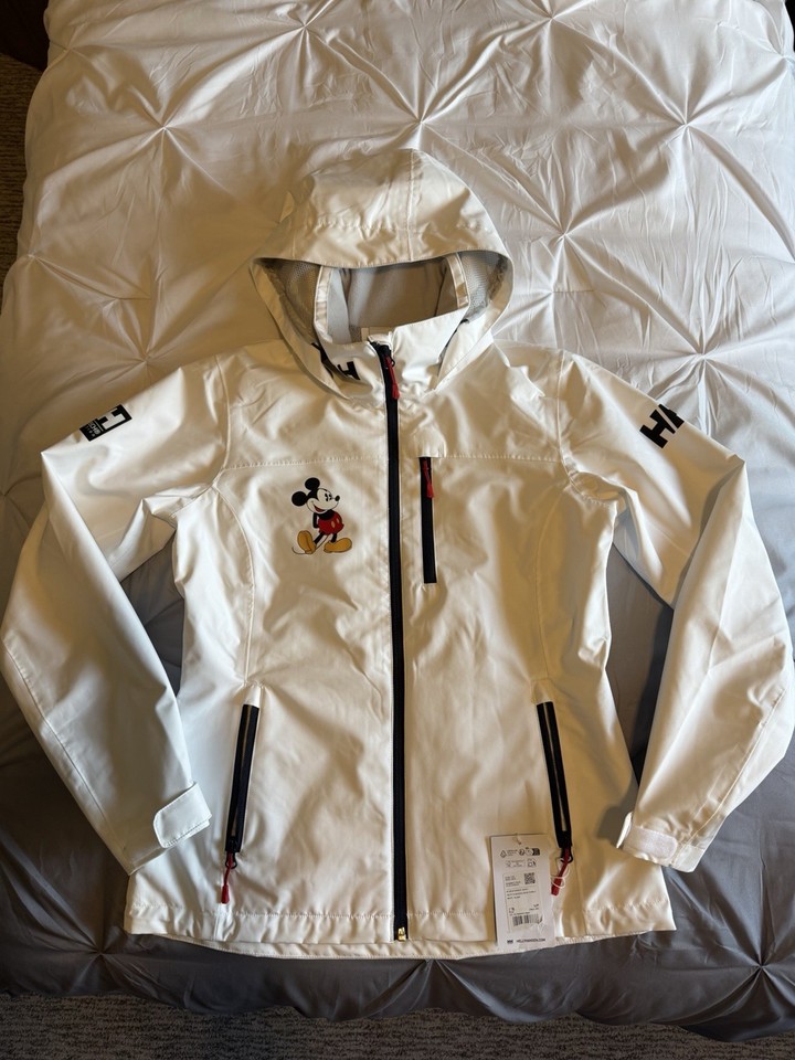 NWT! Disney Parks Helly Hansen Mickey Mouse Hooded Waterproof Jacket ...