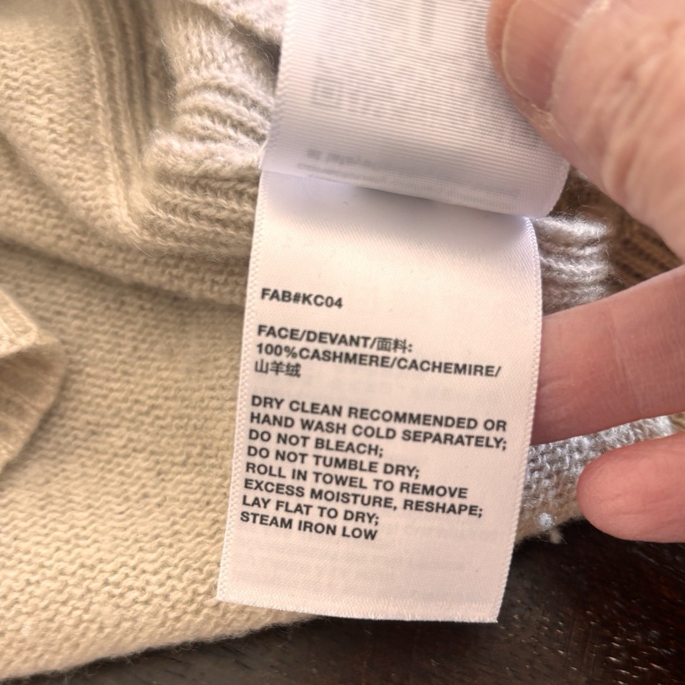 Lafayette 148 Sleeveless Sweater Womens M Cashmere Poncho Quiet Luxury ...