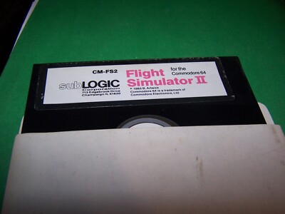 subLogic Flight Simulator II for Commodore 64 - Disk Only | eBay