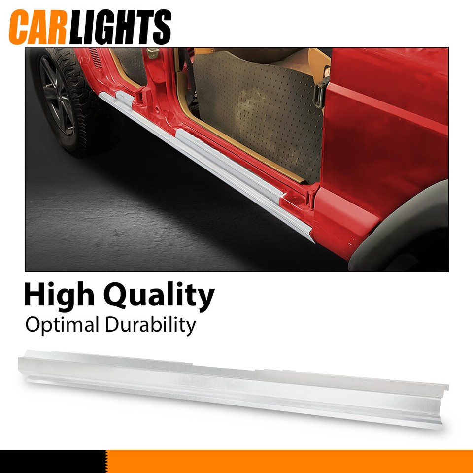 2x Slip-on Rocker Panels Fit For 84-01 Jeep Cherokee Wagoneer Comanche ...