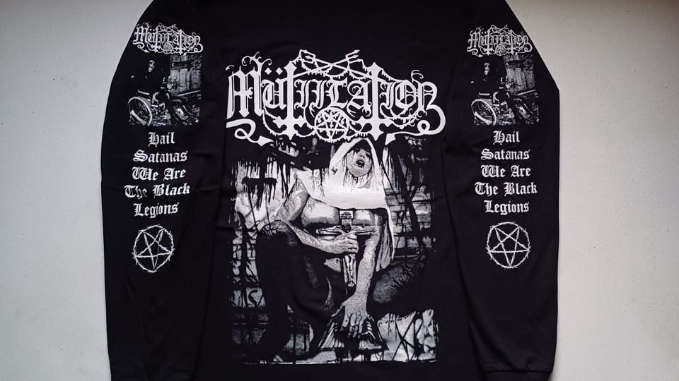 Mutiilation millenium long sleeve shirt black metal vlad tepes judas ...