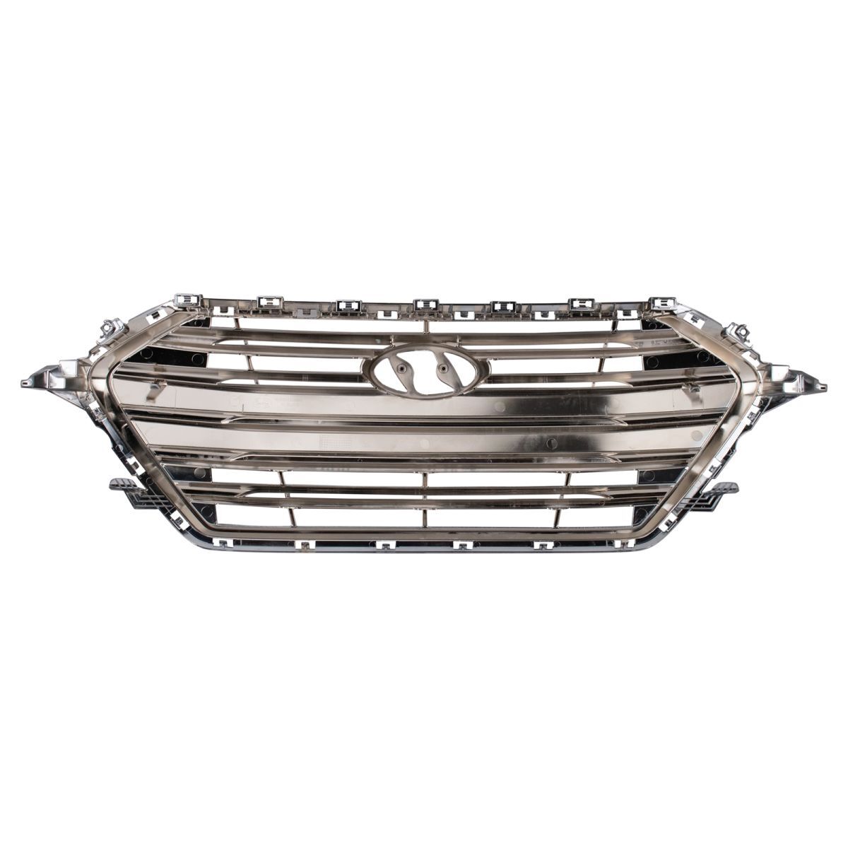 Front Grille Silver For 2017-2018 Hyundai Elantra HY1200204 | eBay