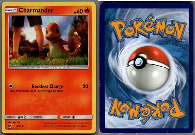 2019 Pokemon, Detective Pikachu, #4/18 Charmander, Holo Common (b) | eBay