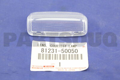 8123150050 Genuine Toyota LENS, COURTESY LAMP 81231-50050 | eBay