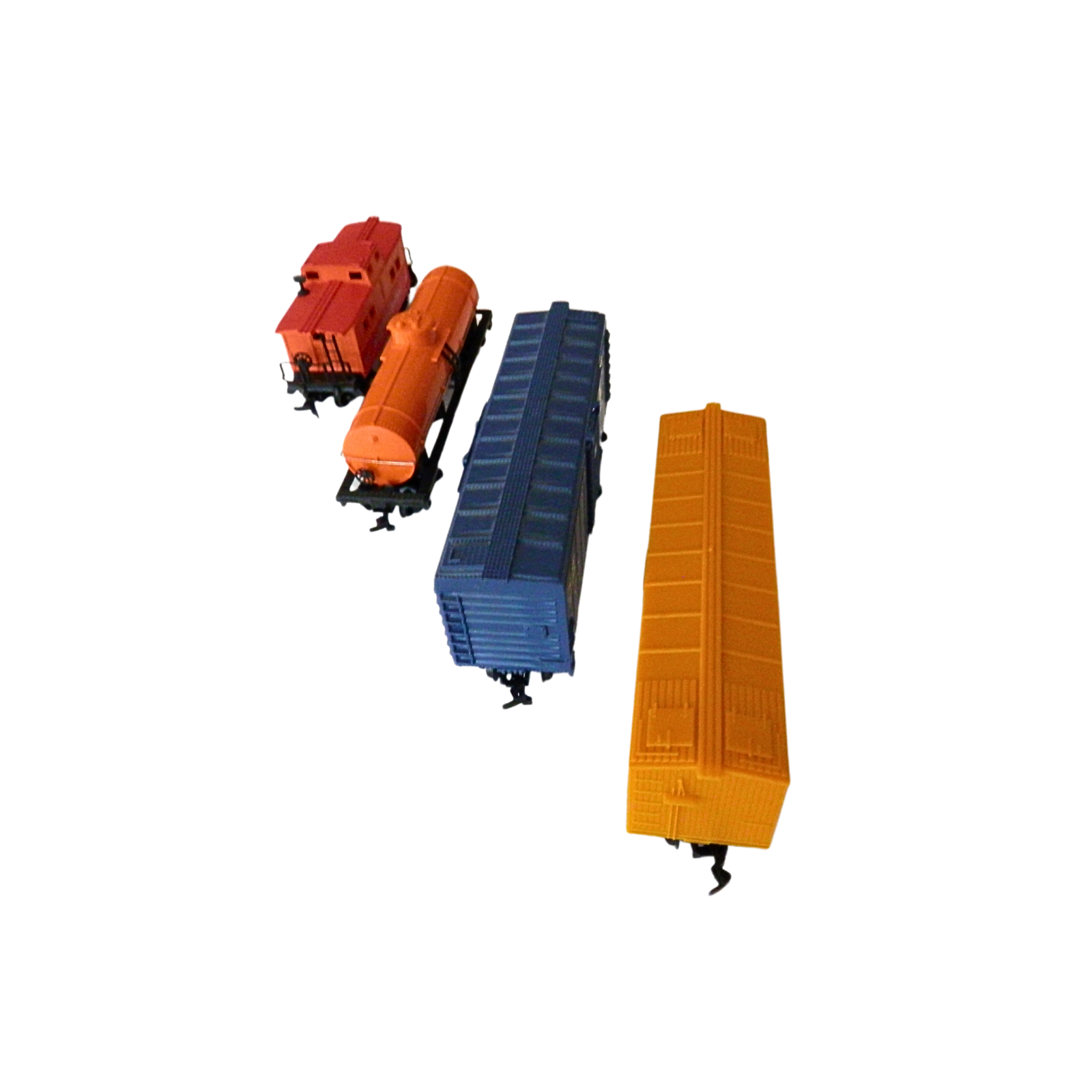 Trains Multi Lot HO Scale Two Box Cars, One Tanker and a Caboose | eBay