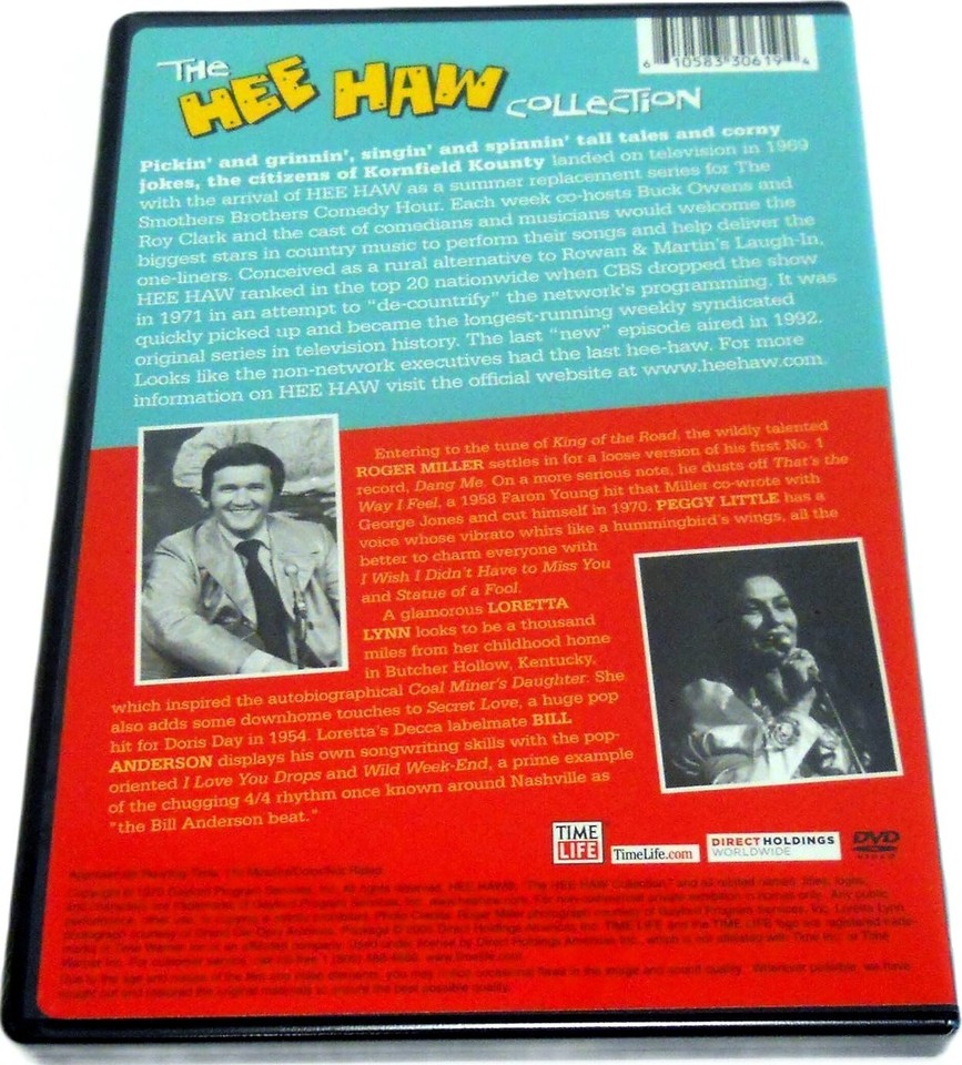 Hee Haw Collection (DVD) w/ Roger Miller, Loretta Lynn & Bill Anderson ...