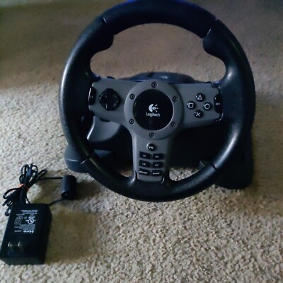 Logitech PlayStation Racing Wheel Controller Replacement E-X5D12 WHEEL ...