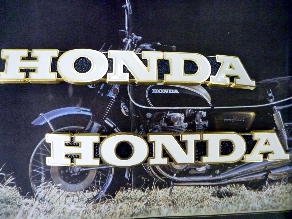 New Honda Genuine NOS CB750 Tank Emblem CB500 CB550 87121-300-030&87122 ...