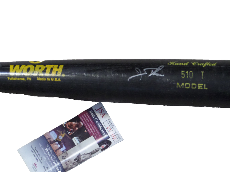 Jim Thome signed Black Worth Bat Model 510 1, JSA | eBay