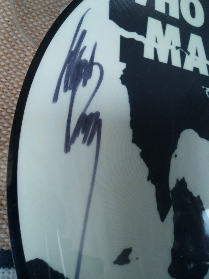 MISFITS GLENN DANZIG SIGNED PICTURE DISC WHO KILLED MARILYN RARE ...