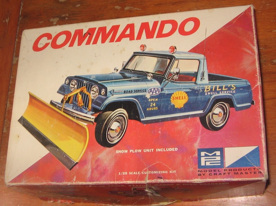 MPC Jeep Large Parts Junkyard Lot in Vintage Commando Box 1/25 | eBay