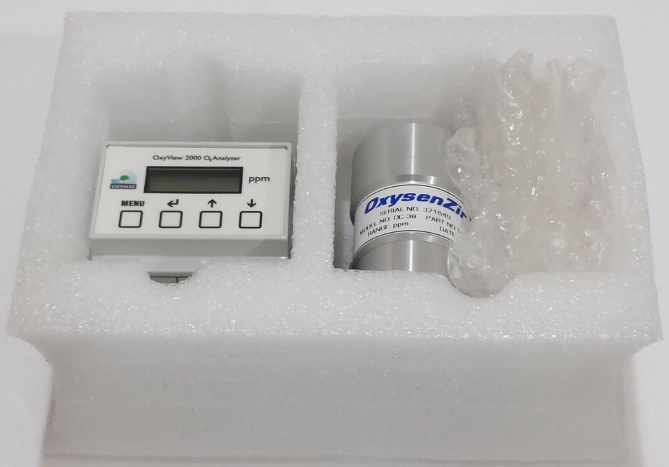 OXYMAT / NTRON 01-503 MICROX OXYGEN ANALYSER OXYVIEW 2000 & OC-38 ...
