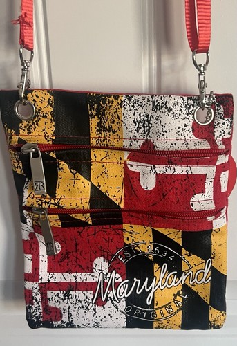 Robin Ruth Crossbody Bag Maryland 8"x 6.5" 2 Zipper Pockets Small Purse ...