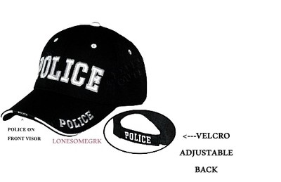 Deluxe POLICE Embroidered Adjustable Baseball Hat Ball Cap BOXED | eBay