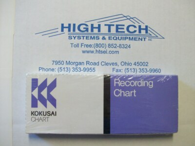 80340408-001 KC Kokusai Chart Recording Paper NEW Chart Paper | eBay
