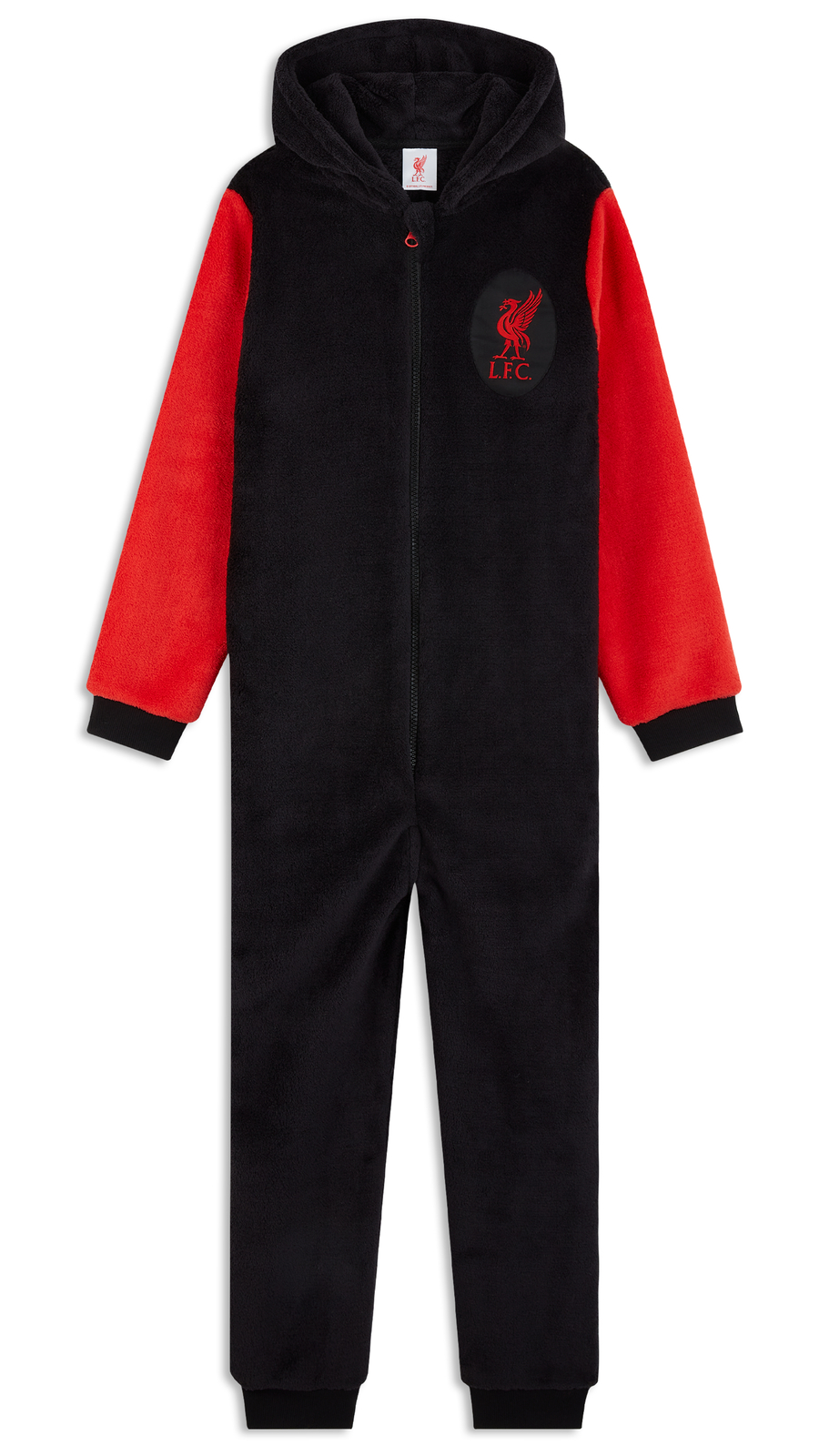 Liverpool F.C. Boys All in One Fleece Pyjamas, Super Soft Hooded ...