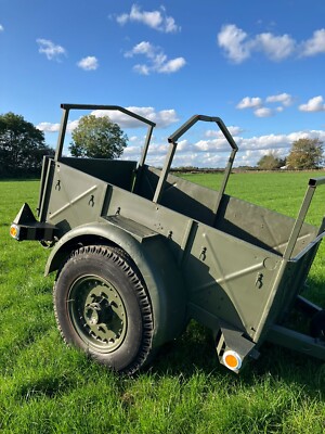 Army Military 1 Ton Generator Trailer Large NATO Truck Towing Eye Nice ...