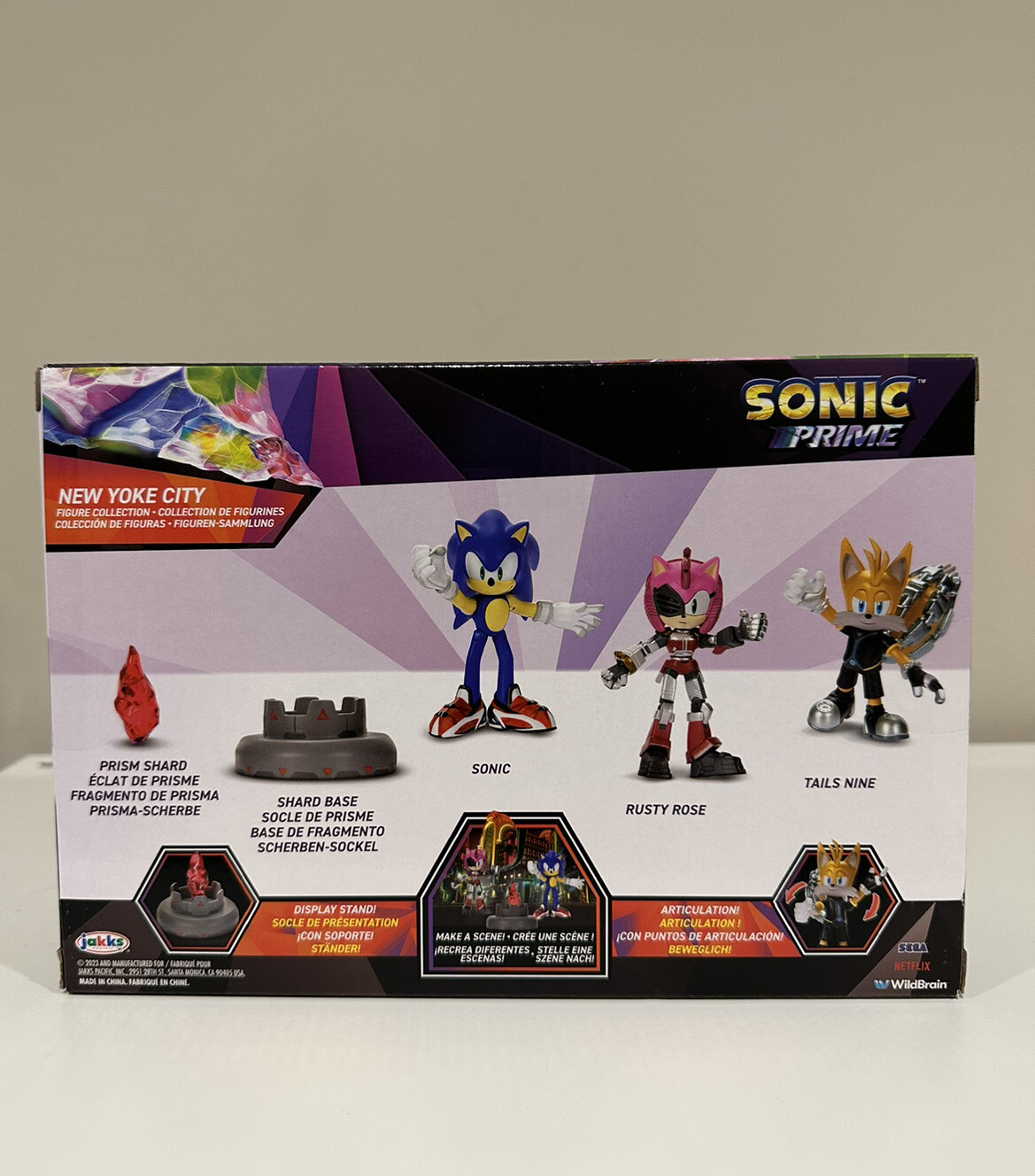 SONIC The Hedgehog Prime ROSE TAILS PRISM SHARD NEW YOKE CITY Figure ...