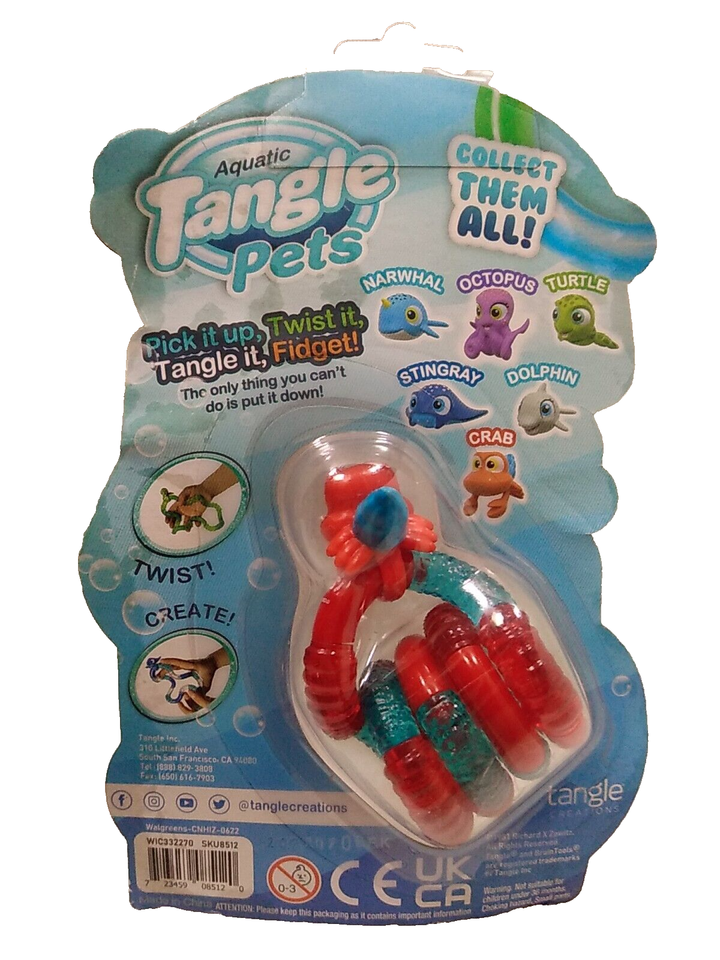 Aquatic Tangle Pets ~Hermit Crab ~Ages 3+ ~New *see description | eBay