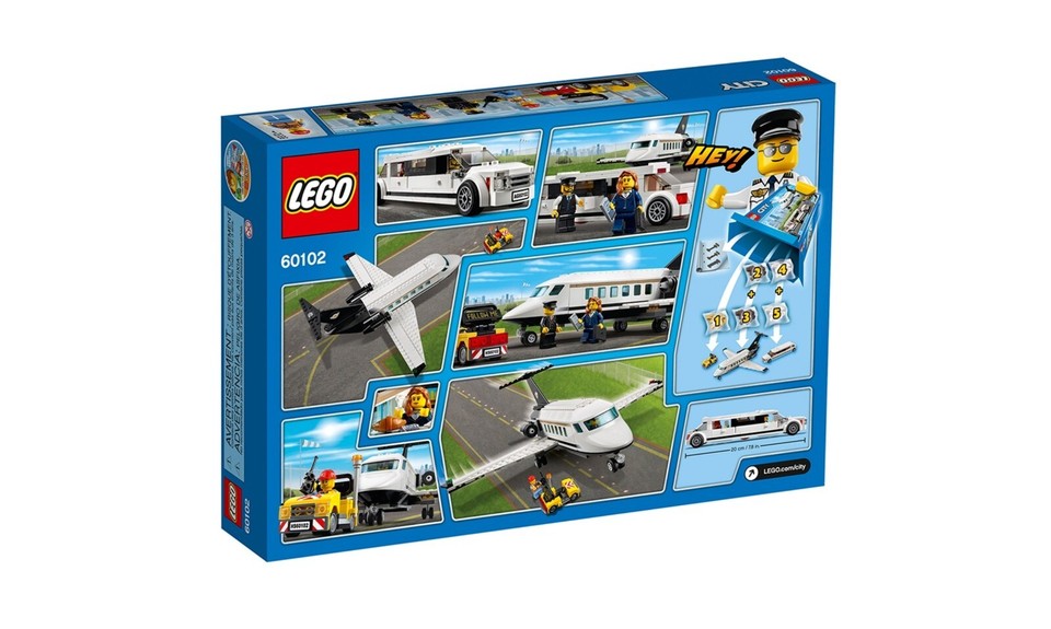 LEGO 60102 New Genuine Sealed City Airport VIP Service 364 Pieces ...