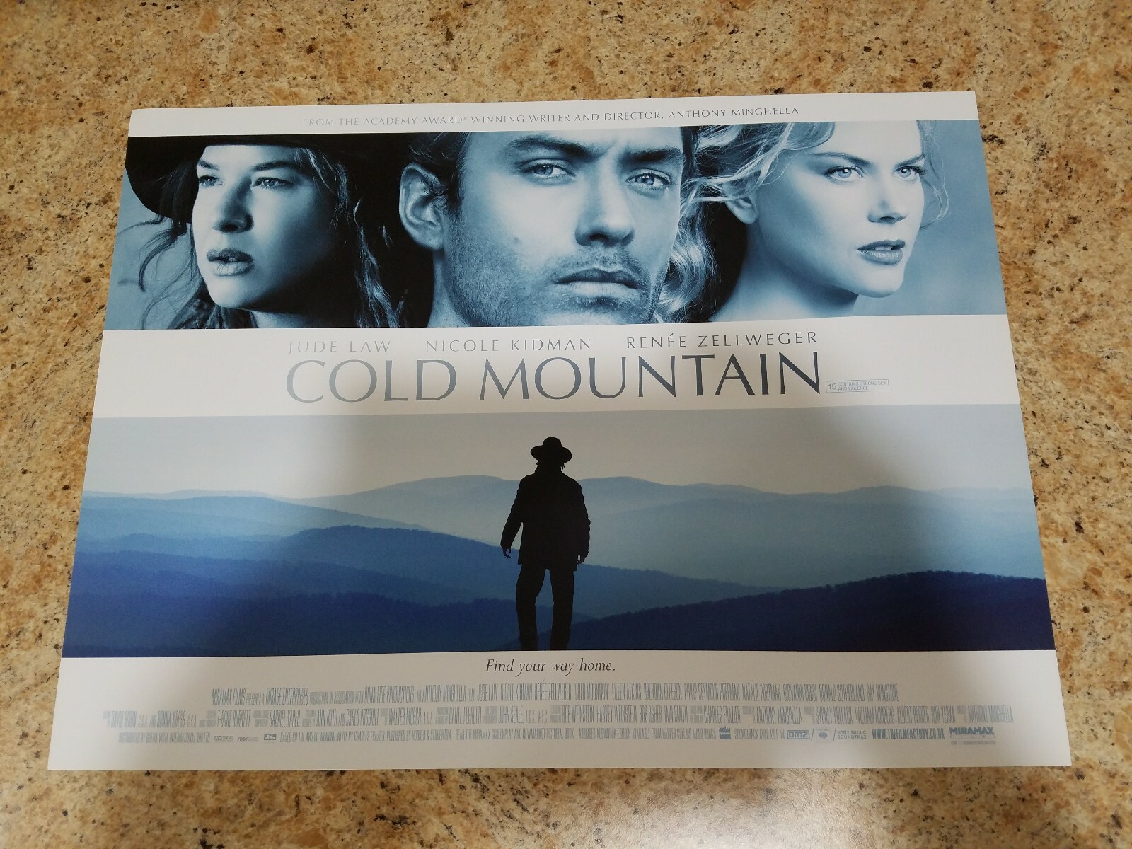 Cold Mountain movie poster : Jude Law, Nicole Kidman : 12 x 16 | eBay