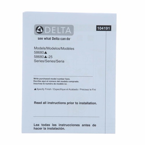 Delta 58680-RB25 HydroRain H2Okinetic, 2.5 gpm 5-Setting, Venetian ...