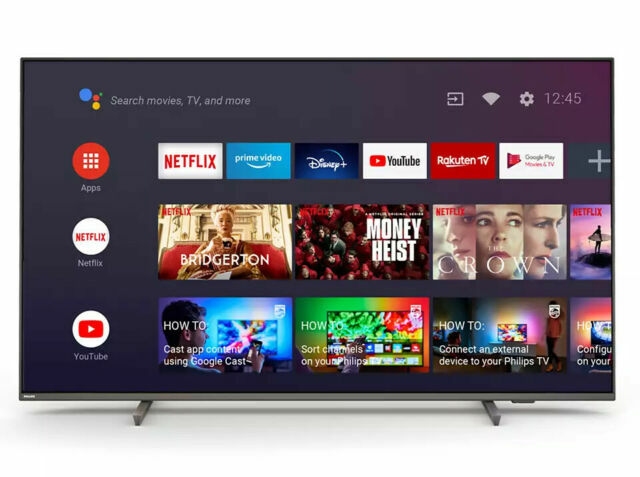 Philips PUS8106 43" 4K LED Android TV - Satin Chrome for sale online ...