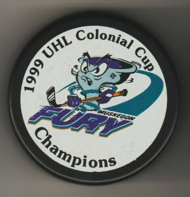 Muskegon Fury 1999 Colonial Cup CHAMPIONS Dykstra Carpets UHL Hockey ...