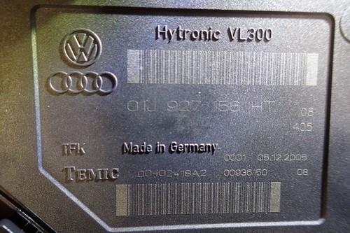 Audi multitronic CVT Automatic V30 VL300 4E1910155F Cloning clone 4E1 ...