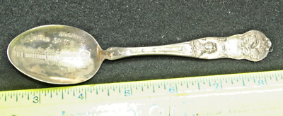 1904 WORLD'S FAIR EXPO PLATED SILVER SOUVENIR SPOON 5 5/8" US ...
