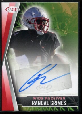 2022 SAGE Auto Randal Grimes #A-RG Weber State Wildcats RC | eBay