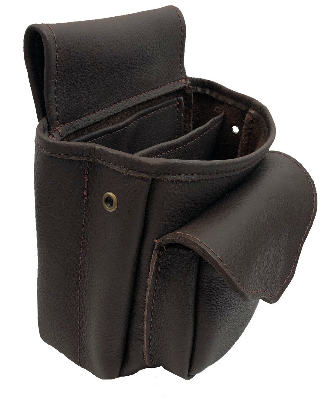 Genuine LEATHER SHOTGUN SHELL SPORTING CLAY SKEET TRAP POUCH DLX ...