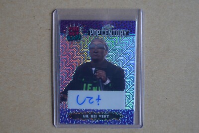 Lil Uzi Vert 2023 Leaf Pop Century Pro Set Raps auto card #PSR-LUV ...