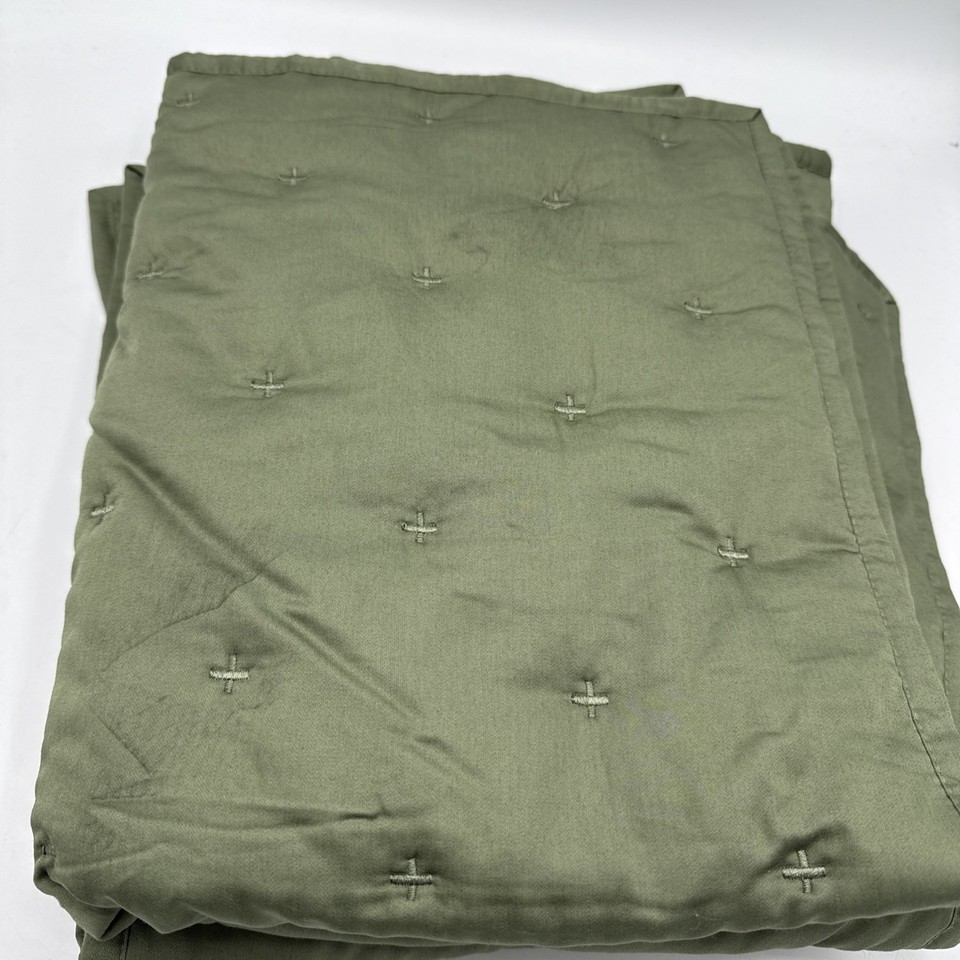 NEW DIRTY Quince Organic Bamboo Olive Green Standard Shams! (Set Of 2 ...