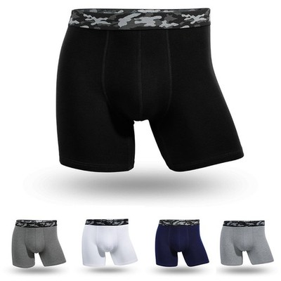 Bulge Pouch Shorts Men Running Boxers Running Gear Anti-wear Legs ...