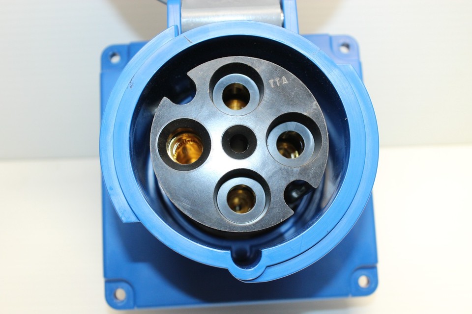 ⭐NEW⭐HUBBELL HBL4100R9W 100-Amp PIN&SLEEVE RECEPTACLE 250V 100A 3P 4W 🔴 ...