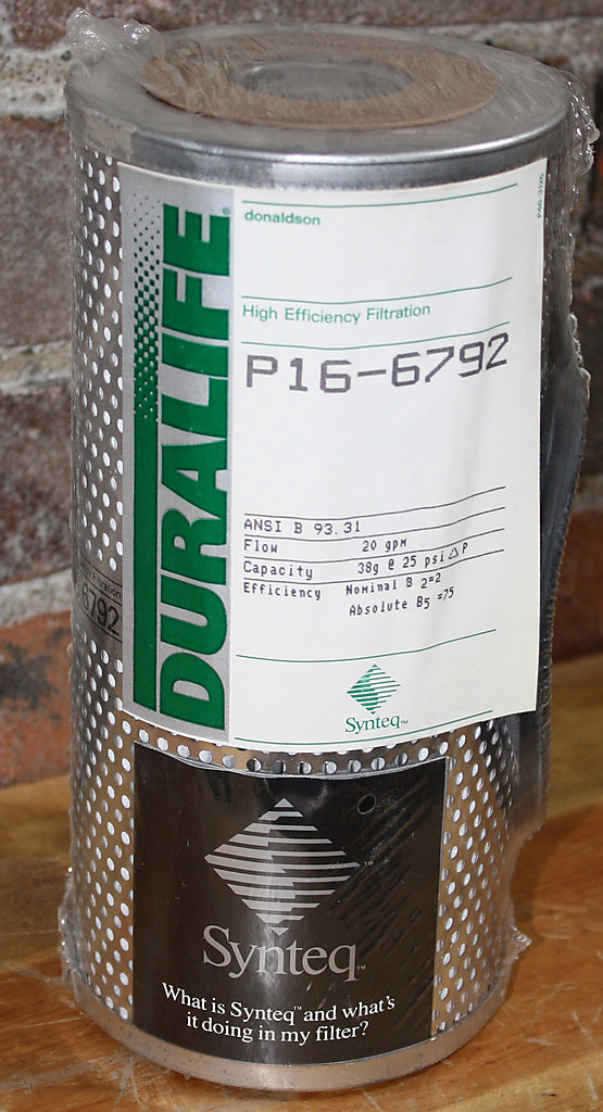 Duralife Synteq P16-6792 High Efficiency Filter Element 20 GPM | eBay