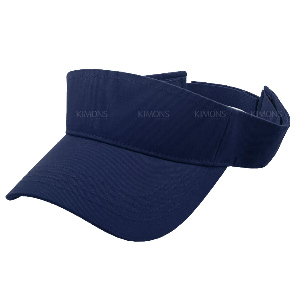 Visor Sun Plain Hat Sports Cap Colors Golf Tennis Beach Adjustable ...