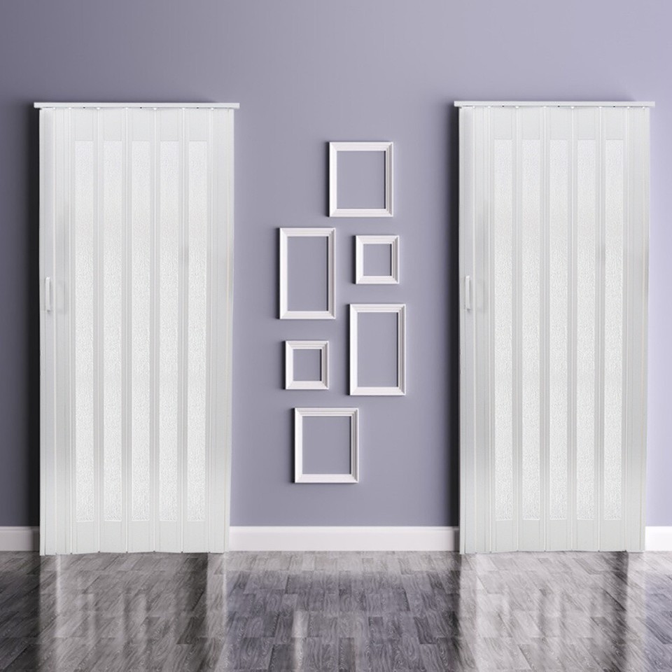 6/10mm Internal Folding Door PVC Sliding Panel Accordion Concertina ...