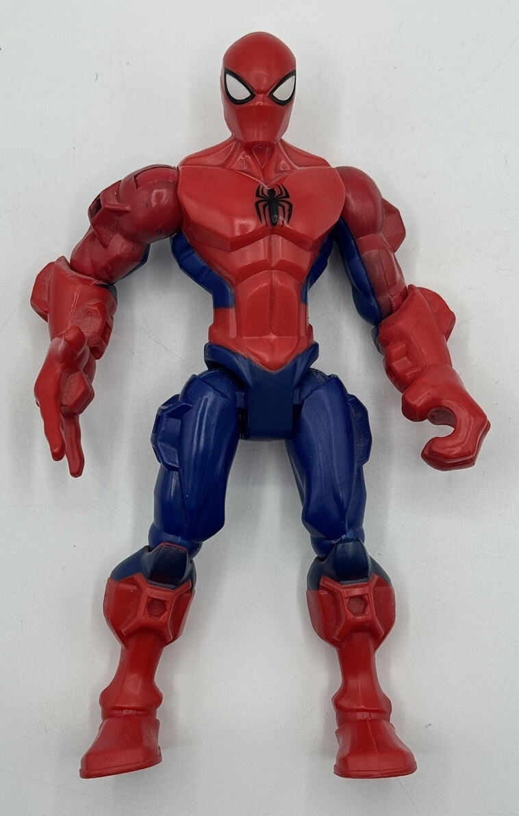 Spider-Man Blue Red Suit Marvel Comics Super Hero Mashers Mash Up 6 ...