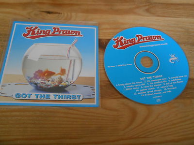 CD Punk King Prawn - Got The Thirst (14 Song) Promo GOLF REC / PLASTIC ...