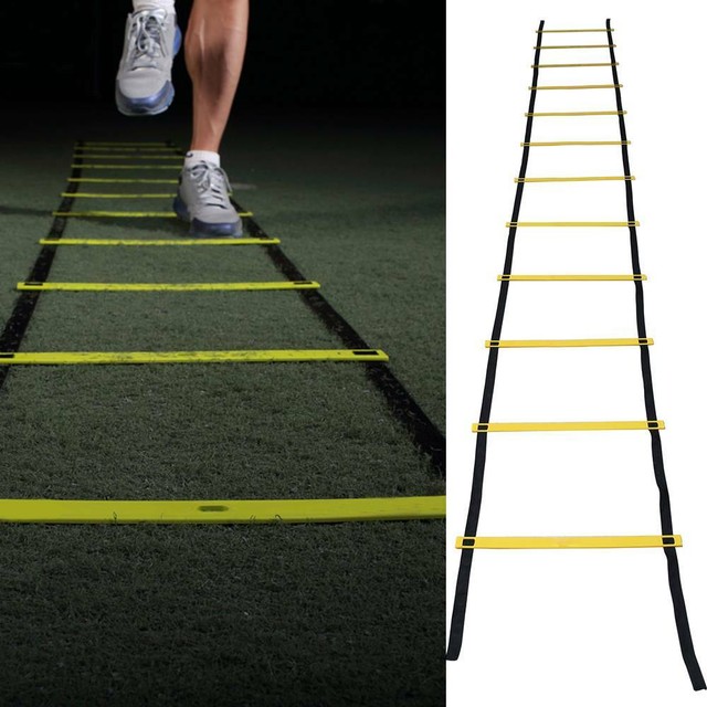 6m Speed Fitness Training Ladder Footwork Football 12-rung Soccer for ...