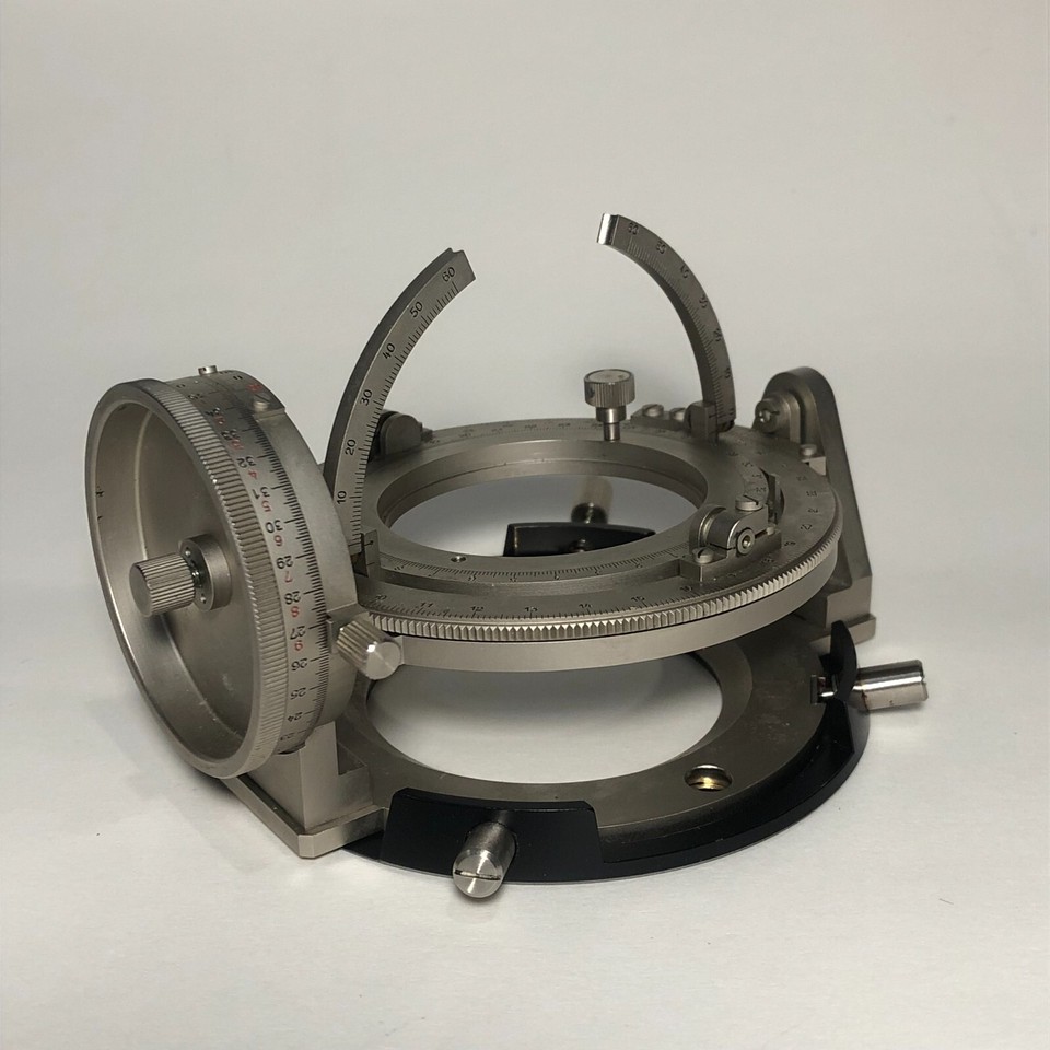 Ernst Leitz Wetzlar Universal Rotary Stage 4 Axis UT-4 w/ Case For ...