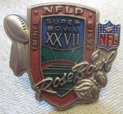 Super Bowl XXVII 27 NFL Players Pin Numbered Cowboys vs Bills | eBay