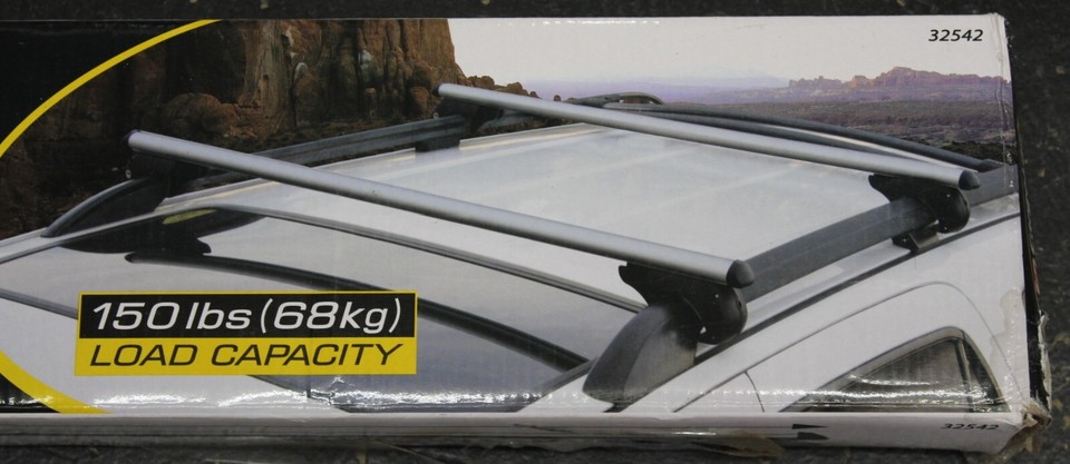 "CargoLoc 60"" Rooftop Aluminum Cross Bars Set | 2 Keys | 32542 | Black ...