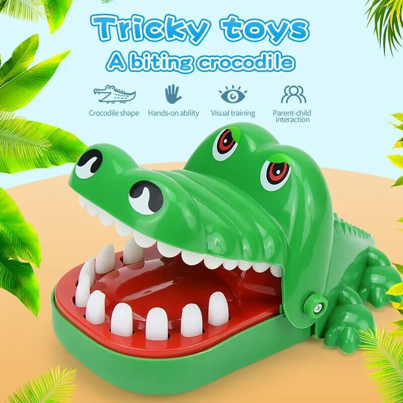Crocodile Teeth Toys For Kids Alligator Biting Finger Dentis | eBay